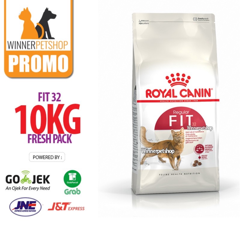Jual Royal Canin Fit 32 10KG / Royal Canin Fit 10kg (GOSEND) | Shopee Indonesia