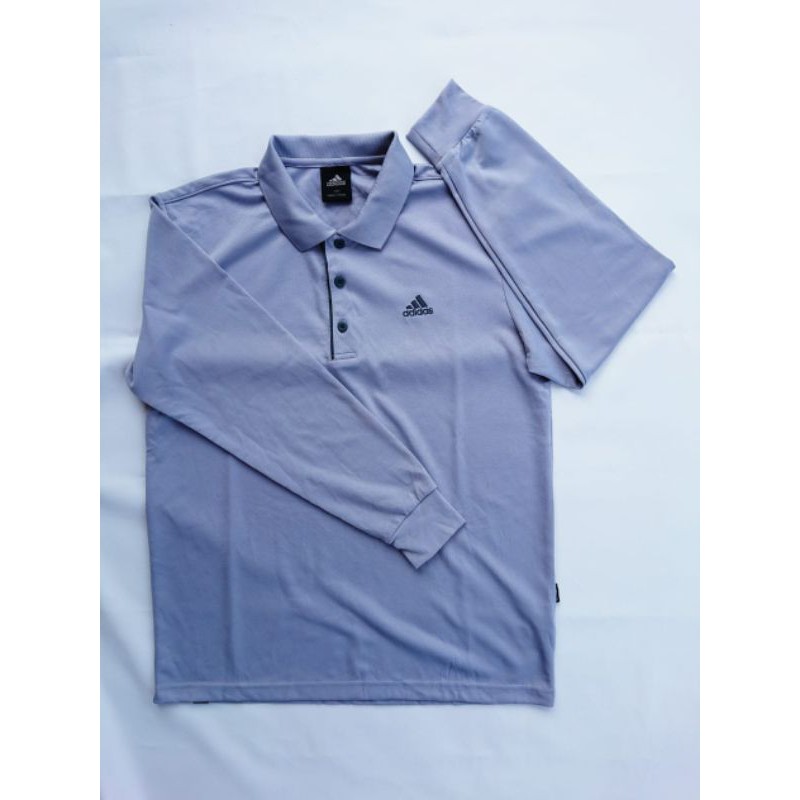 Jual adidas Climate Ls poloShirt (GR) | Shopee Indonesia