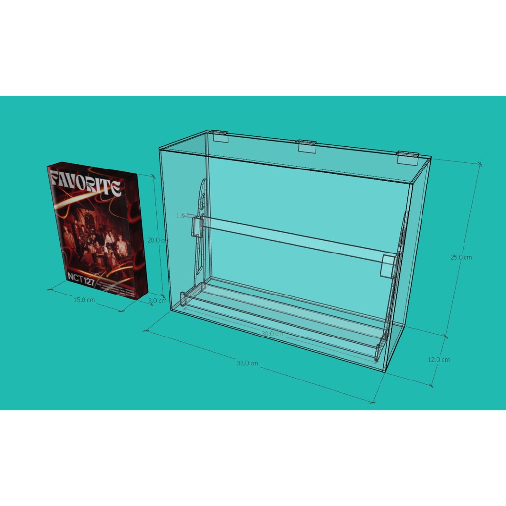 Jual Album NCT 127 FAVORITE / Box Album NCT 127 FAVORITE Akrilik Dengan ...