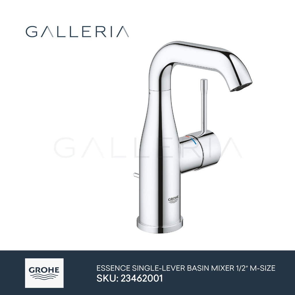 Jual Grohe Essence Single Lever Basin Mixer M Size 23462001/ Grohe Kran Wastafel | Shopee Indonesia