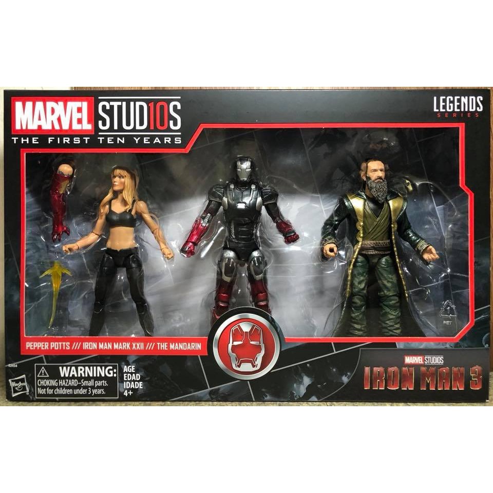 Jual [Hasbro] 3-Pack Marvel Legends - Pepper Potts, Hot Rod, Mandarin ...