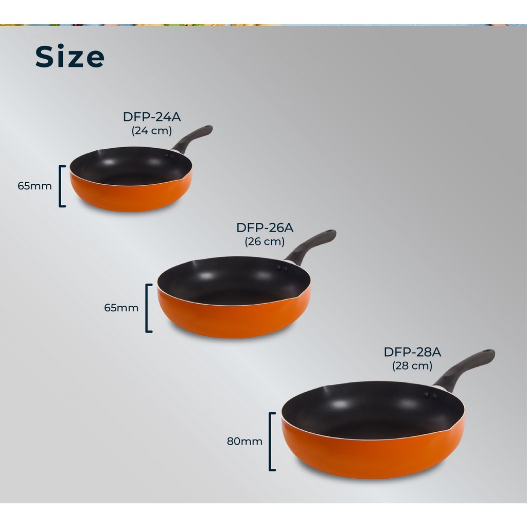 Jual Deep Fry Pan Miyako 24cm/26cm/28cm | Shopee Indonesia