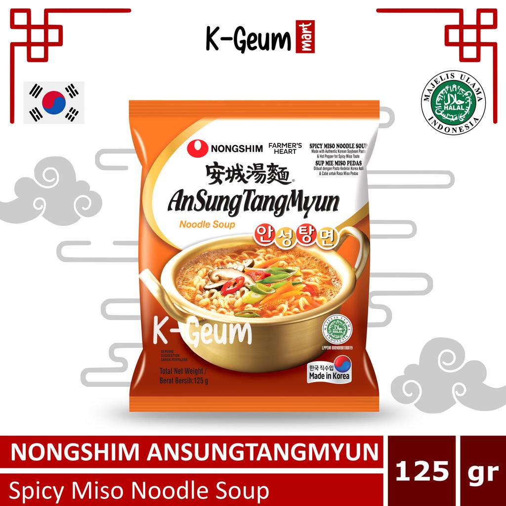 Jual Nongshim AnSungTangMyun Spicy Miso Noodle Soup Mie Instant Korea ...