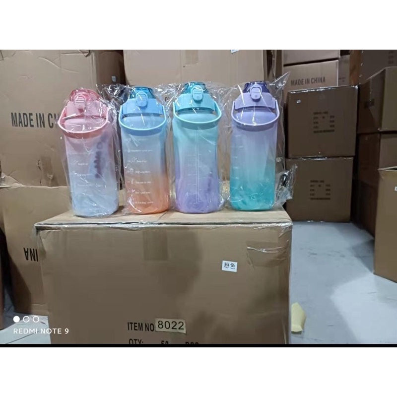 Jual BOTOL MOTIVASI 2L (botol viral 2L) | Shopee Indonesia