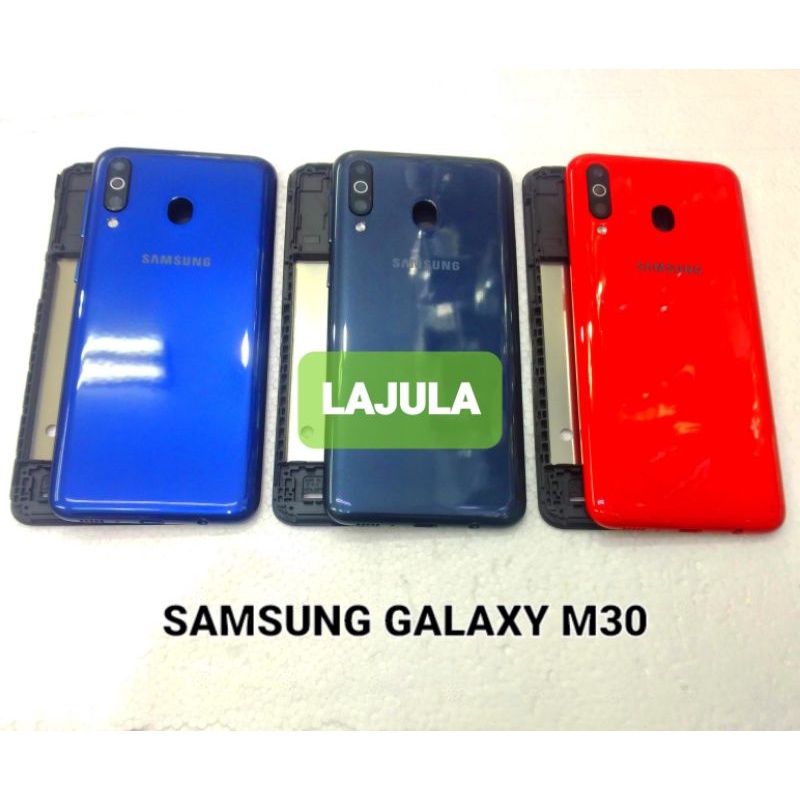 Jual kesing housing casing full set samsung galaxy m30 frame + backdoor ...
