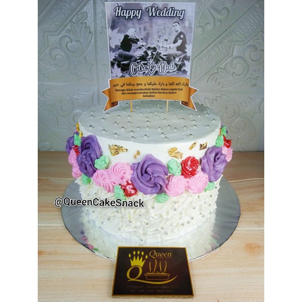 Jual Wedding Cake Kue Anniversary Pernikahan Hantaran Lamaran Tunangan ...
