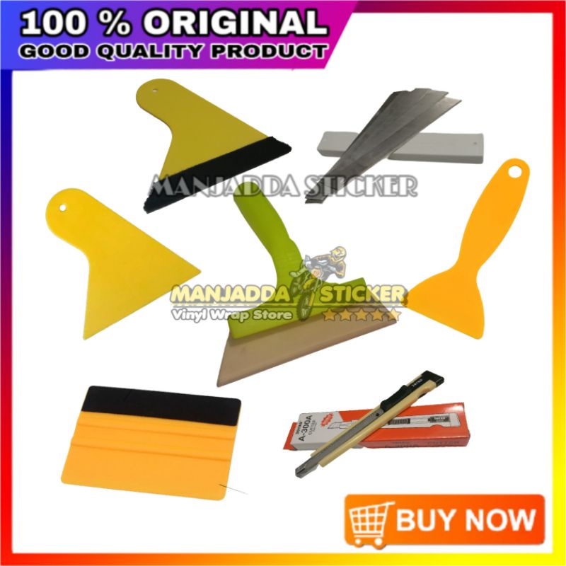 Jual ALAT BANTU PASANG STIKER SKOTLET MOTOR KACA FILM WALLPAPER STICKER ...