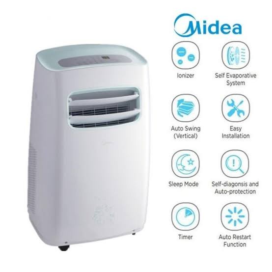 Jual AC Midea Portable 1PK MPF2-09CRN1 (Hijau-Pink) | Shopee Indonesia