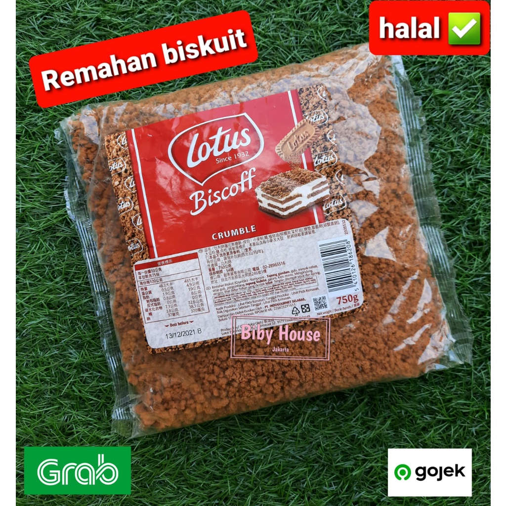 Jual LOTUS BISCOFF CRUMBLE 750 GR/ REMAHAN BISKUIT LOTUS / BISCUIT ...