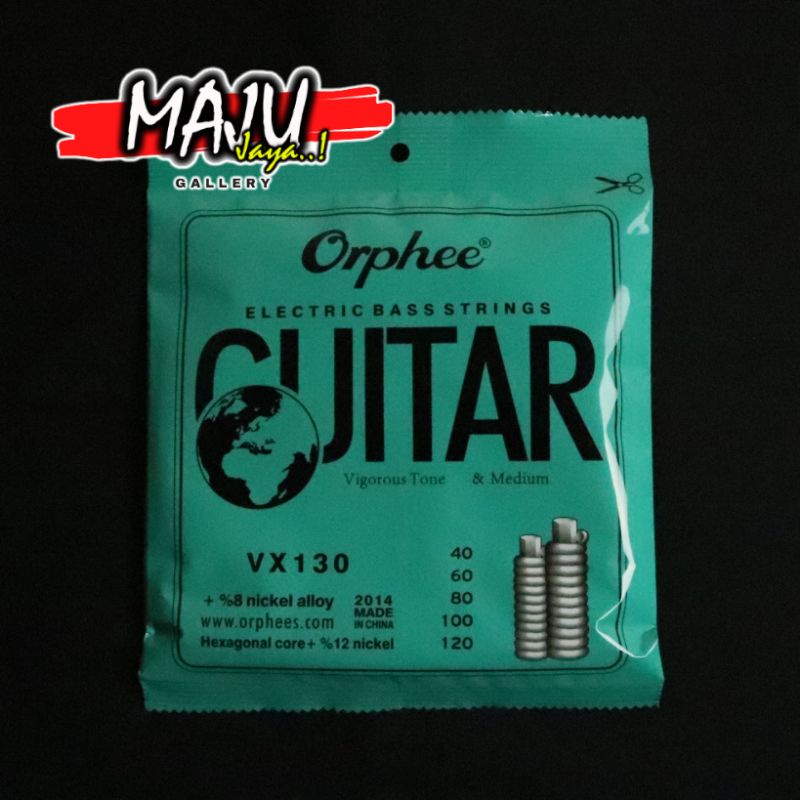 Jual senar bass akustik elektrik orphee VX130 5 string | Shopee Indonesia