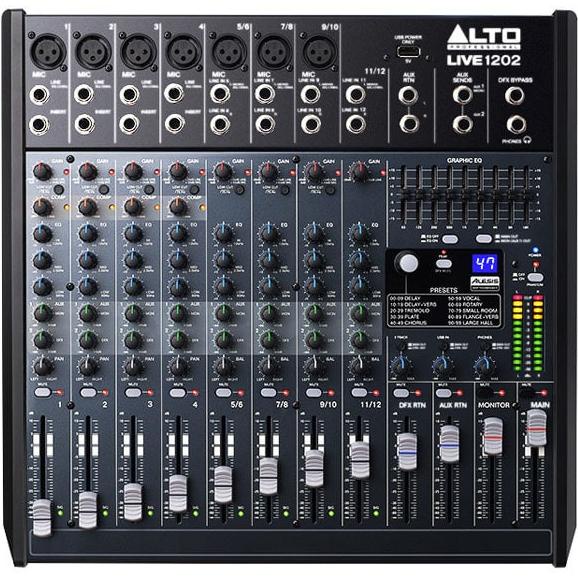 Jual LIMITED EDITION Alto Live 1202 Professional 12-Channel/2-Bus Mixer ...
