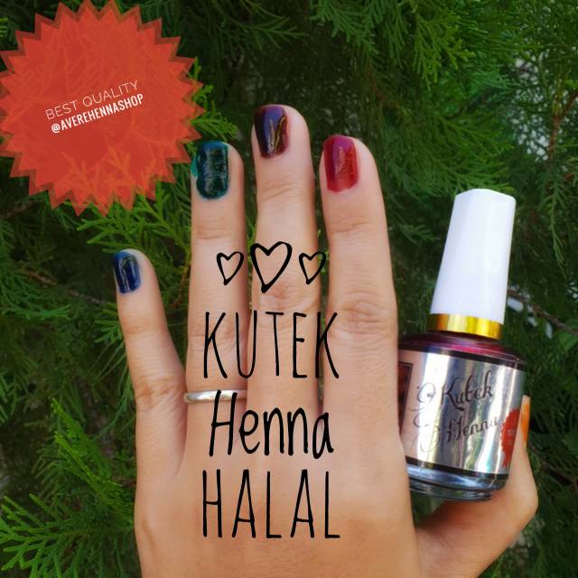 Jual Kutek Henna Murah dan Halal isi banyak 25 Ml | Shopee Indonesia