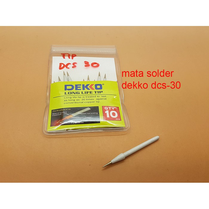 Jual Mata Solder Dekko DCS-30 ( Ujung Lancip ) - dcs30 - dcs 30 | Shopee Indonesia
