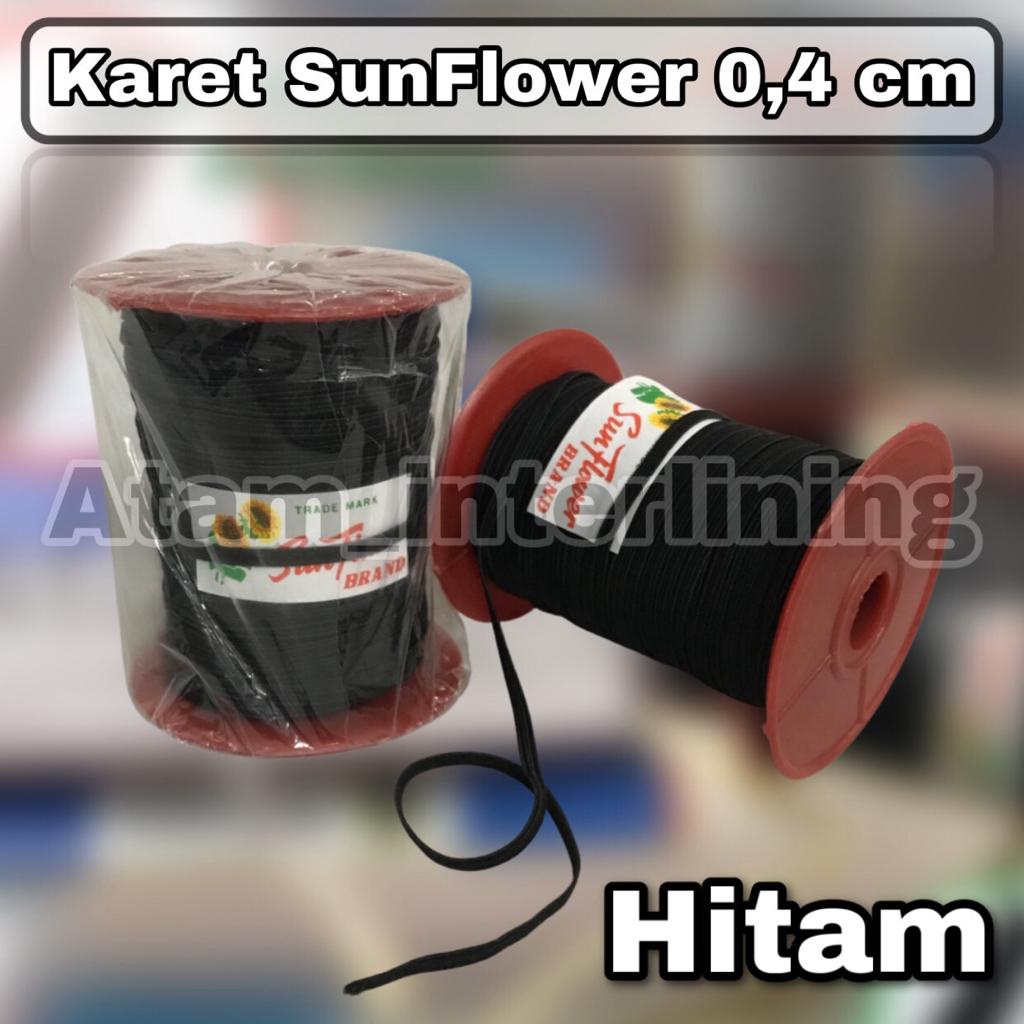 Jual Elastik SunFlower 4mm / 0,4cm - Karet tali elastik elastic elastis ...