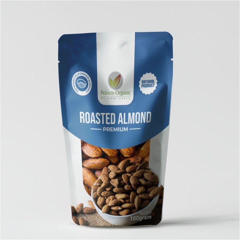 Jual Francis Organic Roasted Almond Premium 100 gr | Shopee Indonesia