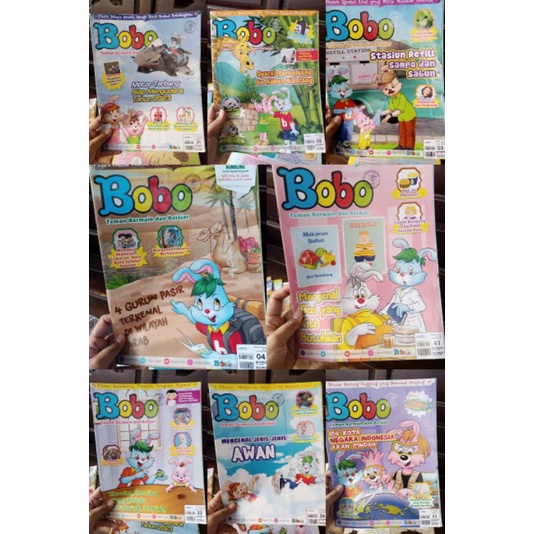 Jual [Pl/second/bekas] Paket 6 majalah anak bobo tahun 2020 - 2022 | Shopee Indonesia