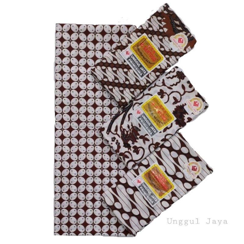 Jual UNGGUL JAYA Kain Batik Jarik H. Santoso AAA (Putih) Produksi PT. Unggul Jaya Sejahtera ...
