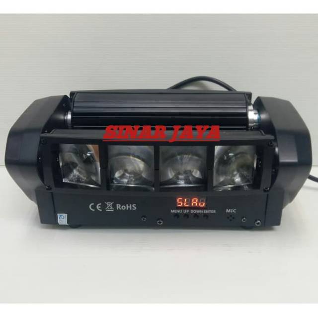 Jual mini spider moving head light fullcolor 8*5W | Shopee Indonesia