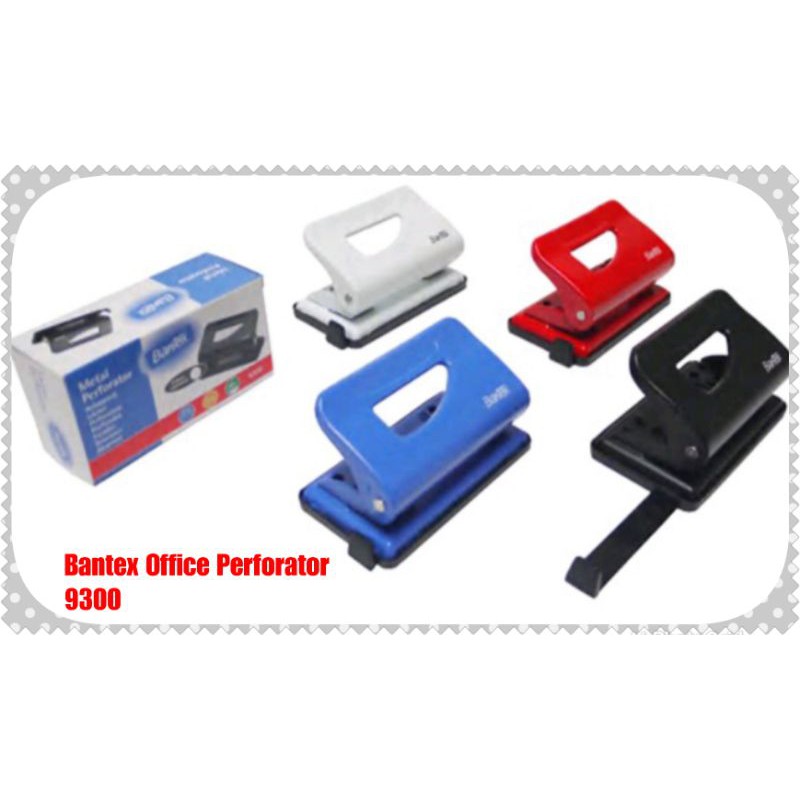 Jual Bantex Office Perforator Small atau Pembolong kertas ukuran 9300 ...