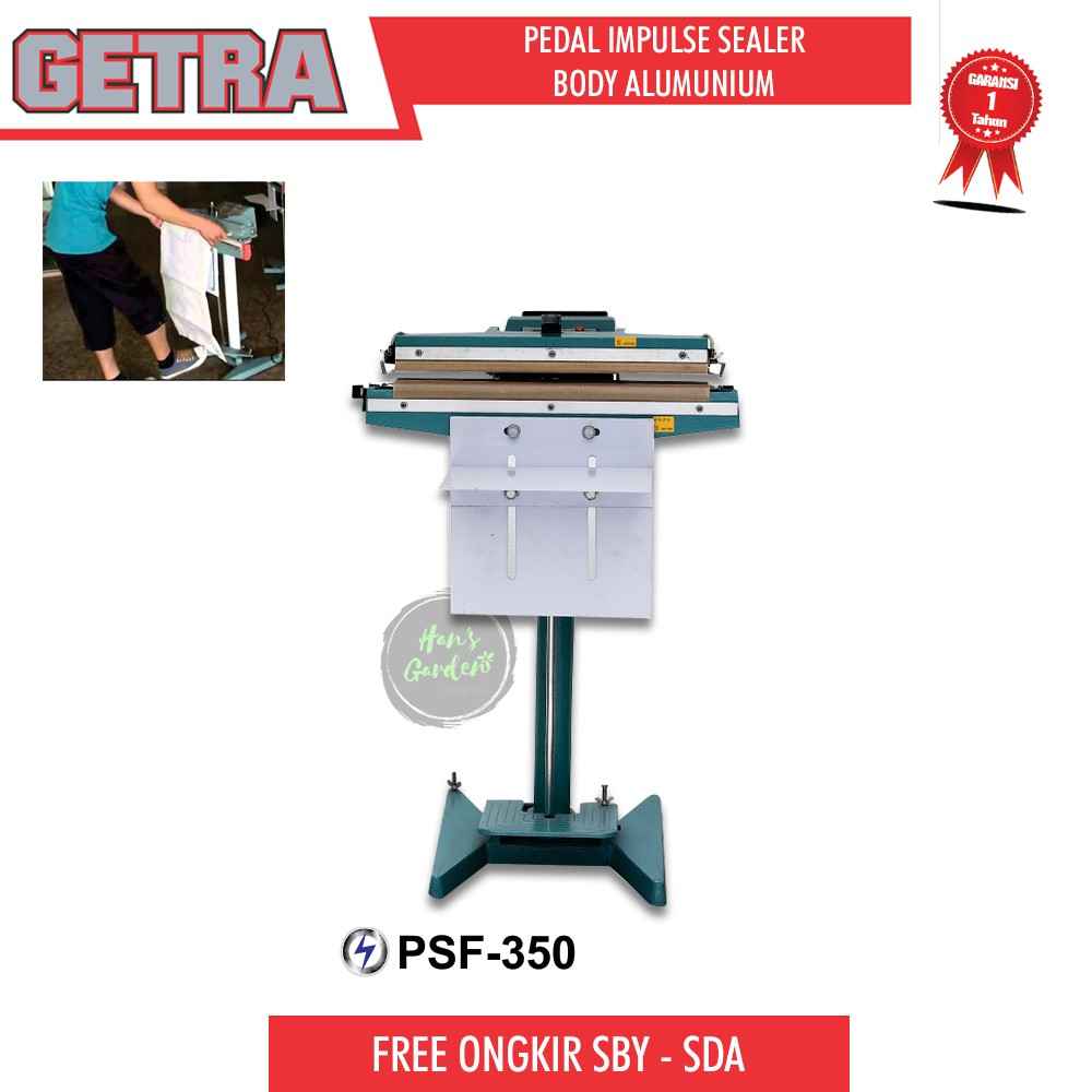 Jual Pedal impluse sealer getra body aluminium PSF-350 | Shopee Indonesia