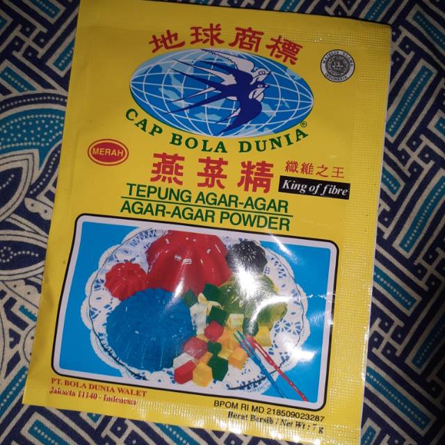 Jual Agar-agar Cap Bola Dunia (Termurah) | Shopee Indonesia