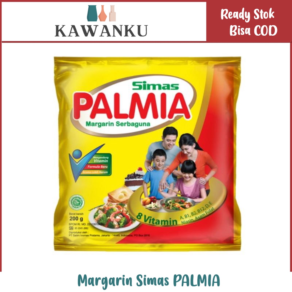 Jual Simas Palmia Margarin Serbaguna Sachet 200g | Shopee Indonesia