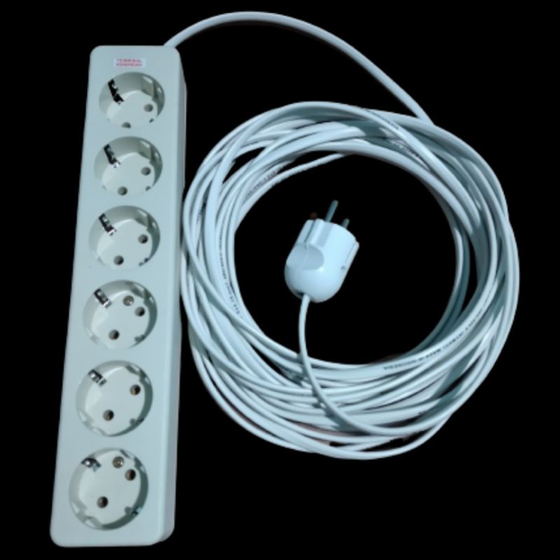 Jual stop kontak uticon 1,2,3,4,5,6 lubang + kabel 1,2,3,4,5,7,8,10 ...