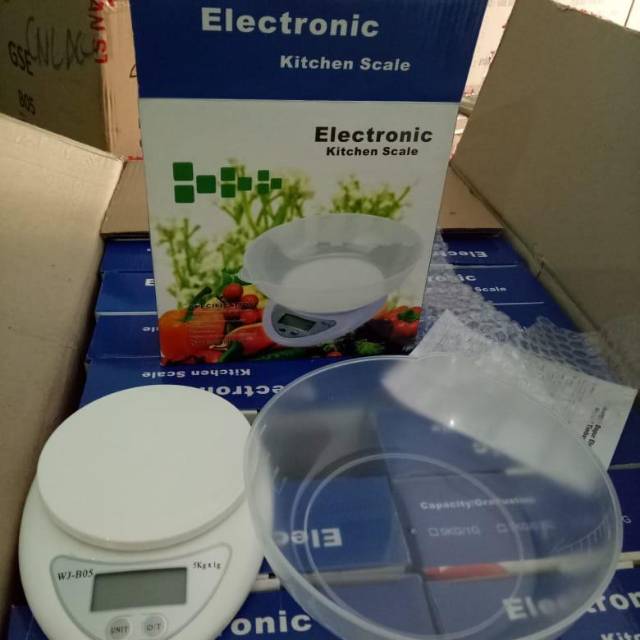 Jual B05 timbangan digital mangkok / timbangan kue 5kg | Shopee Indonesia