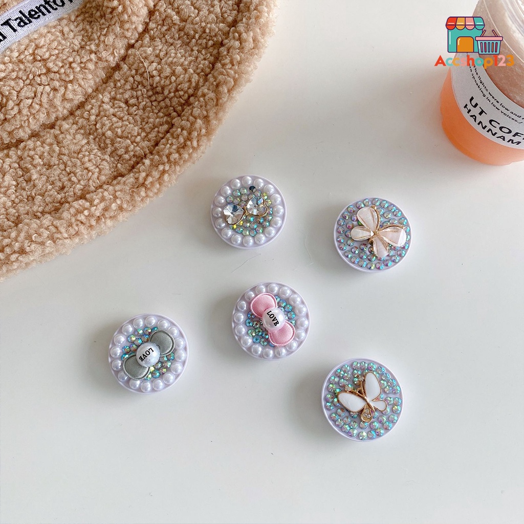 Jual pop socket stand popsocket phone holder hp griptok 3d permata 3m ...