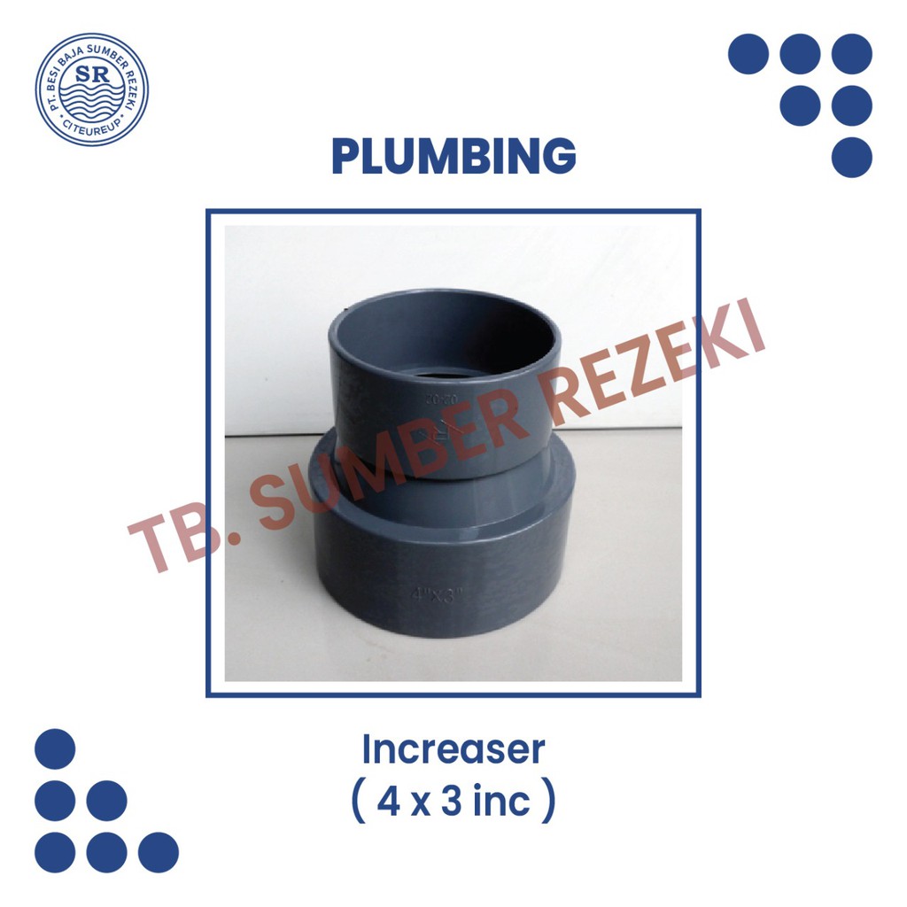 Jual Plumbing Increaser ( 4 x 3 inc ) | Shopee Indonesia
