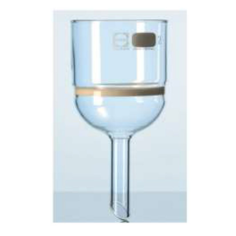 Jual FILTER FUNNEL GLASS 1000mL. Porosity 4 corong kaca penyaring ...