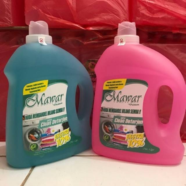 Jual MAWAR SUPER CLEAN DETERGEN CAIR KEMASAN 1 LITER | Shopee Indonesia