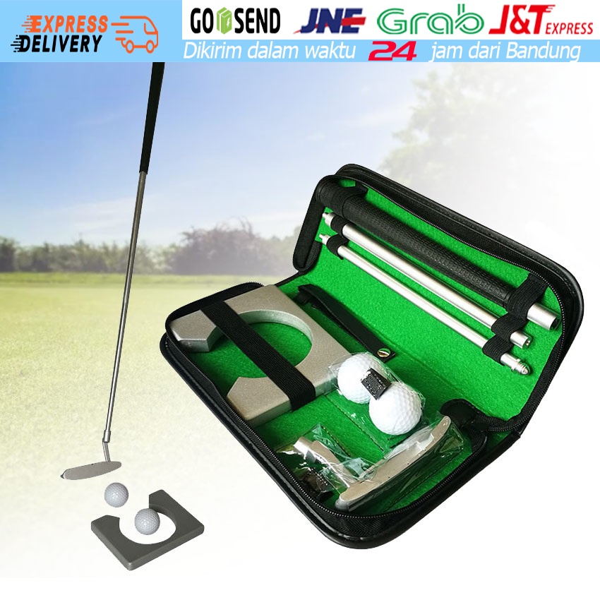 Jual Golf Putter Putting Trainer Peralatan Golf Kit Latihan Latihan ...