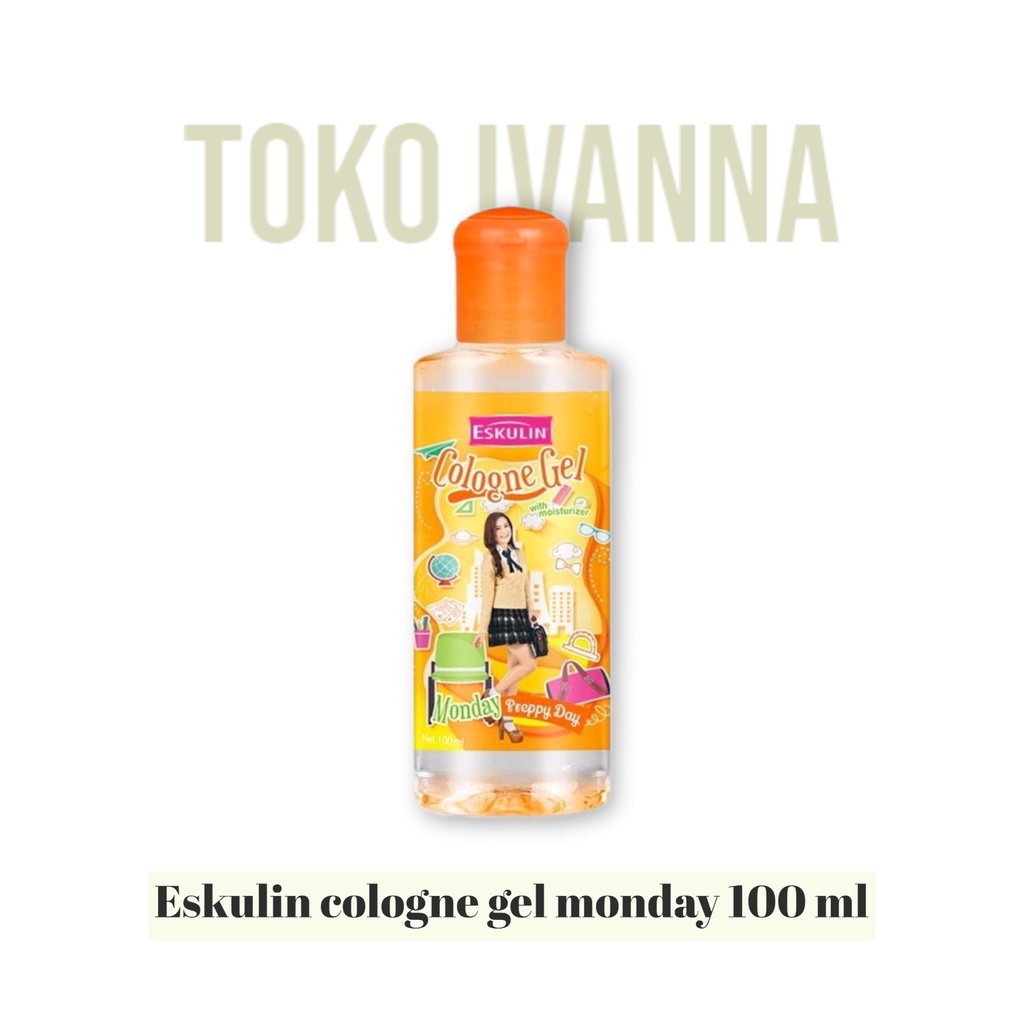 Jual Eskulin Cologne Gel Monday 100 ml 50 ml - Botol | Shopee Indonesia