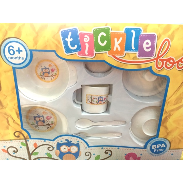 Jual Tickle Boo Feeding Set | Shopee Indonesia