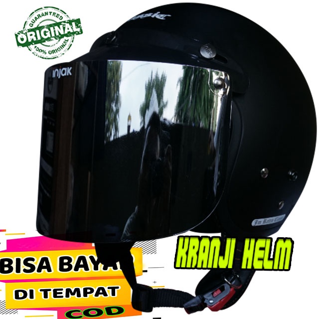 Jual Helm / Helm Half face / Helm bogo jm classic hitam doft free visor ...
