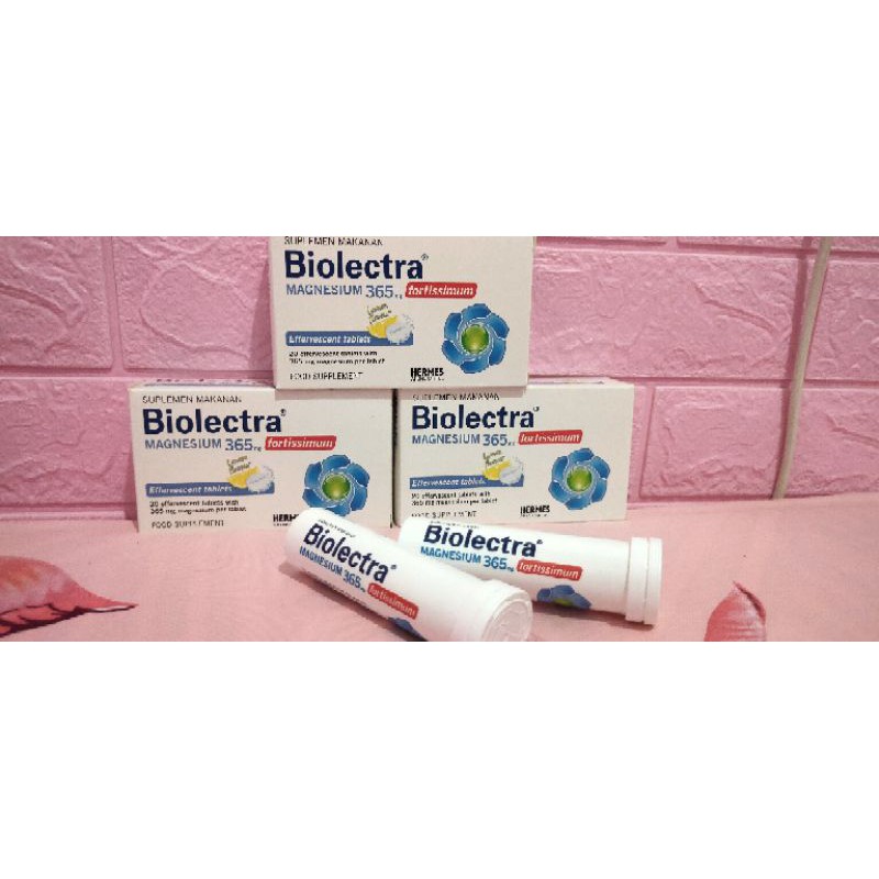 Jual BIOLECTRA 350mg Magnesium tab isi 20 | Shopee Indonesia