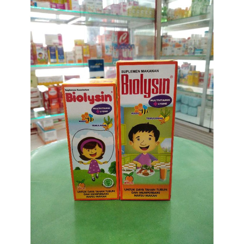 Jual BIOLYSIN SIRUP, multivitamin anak | Shopee Indonesia