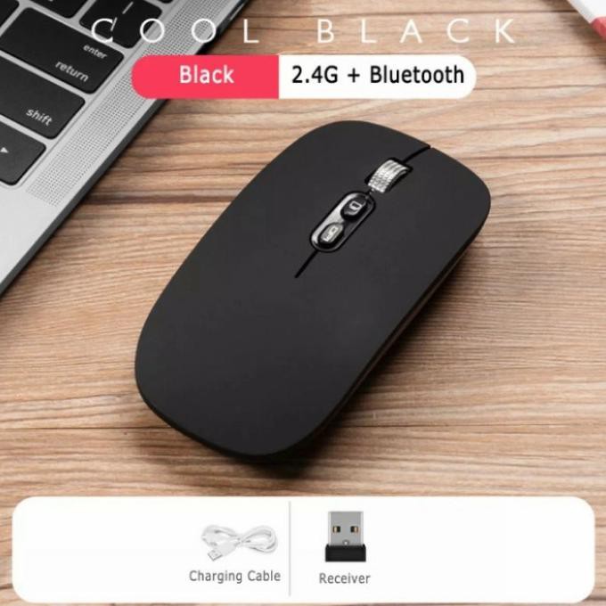 Jual Mouse Bluetooth Dual Mode Wireless Silent Charge bkn Xiaomi ...