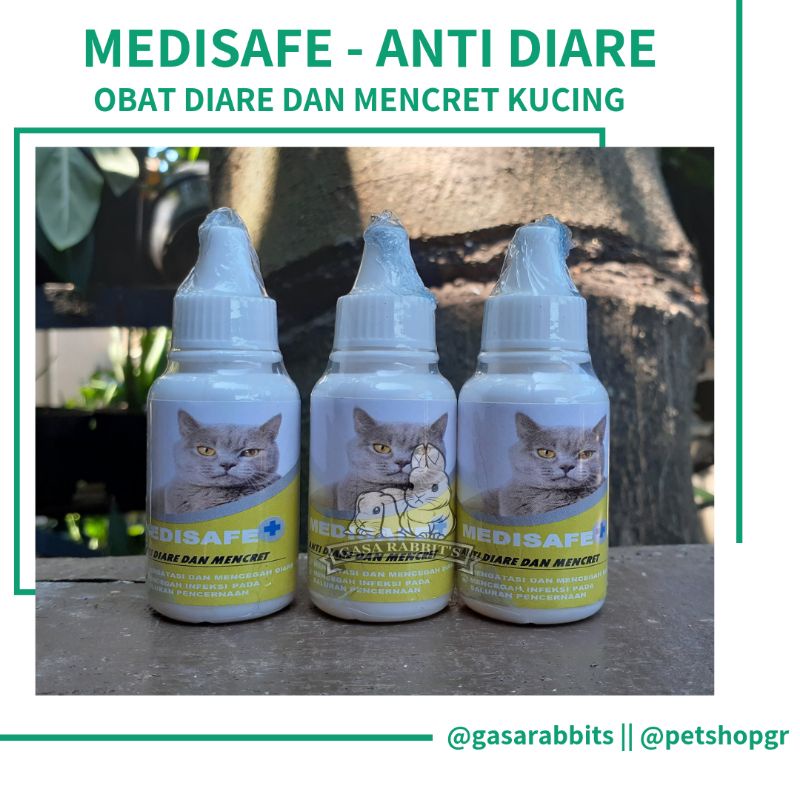 Jual MEDISAFE OBAT DIARE KUCING - OBAT MENCRET KUCING MEDISAFE - OBAT ...