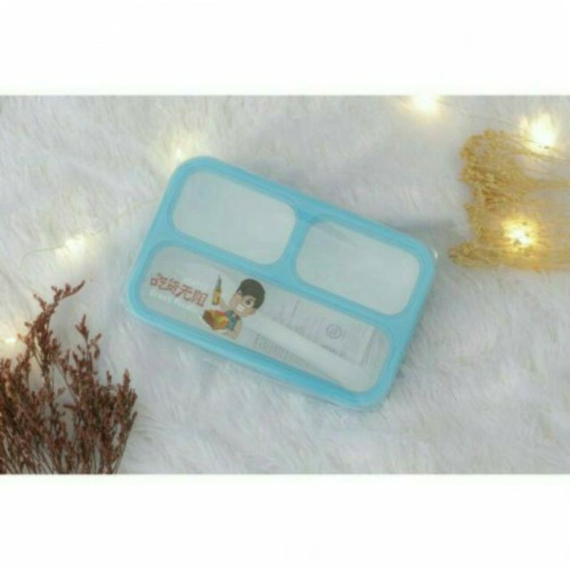 Jual Lunch Box Yooye Mini 3 Sekat | Shopee Indonesia