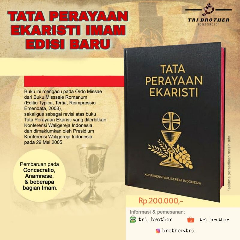 Jual TATA PERAYAAN EKARISTI IMAM EDISI BARU | Shopee Indonesia