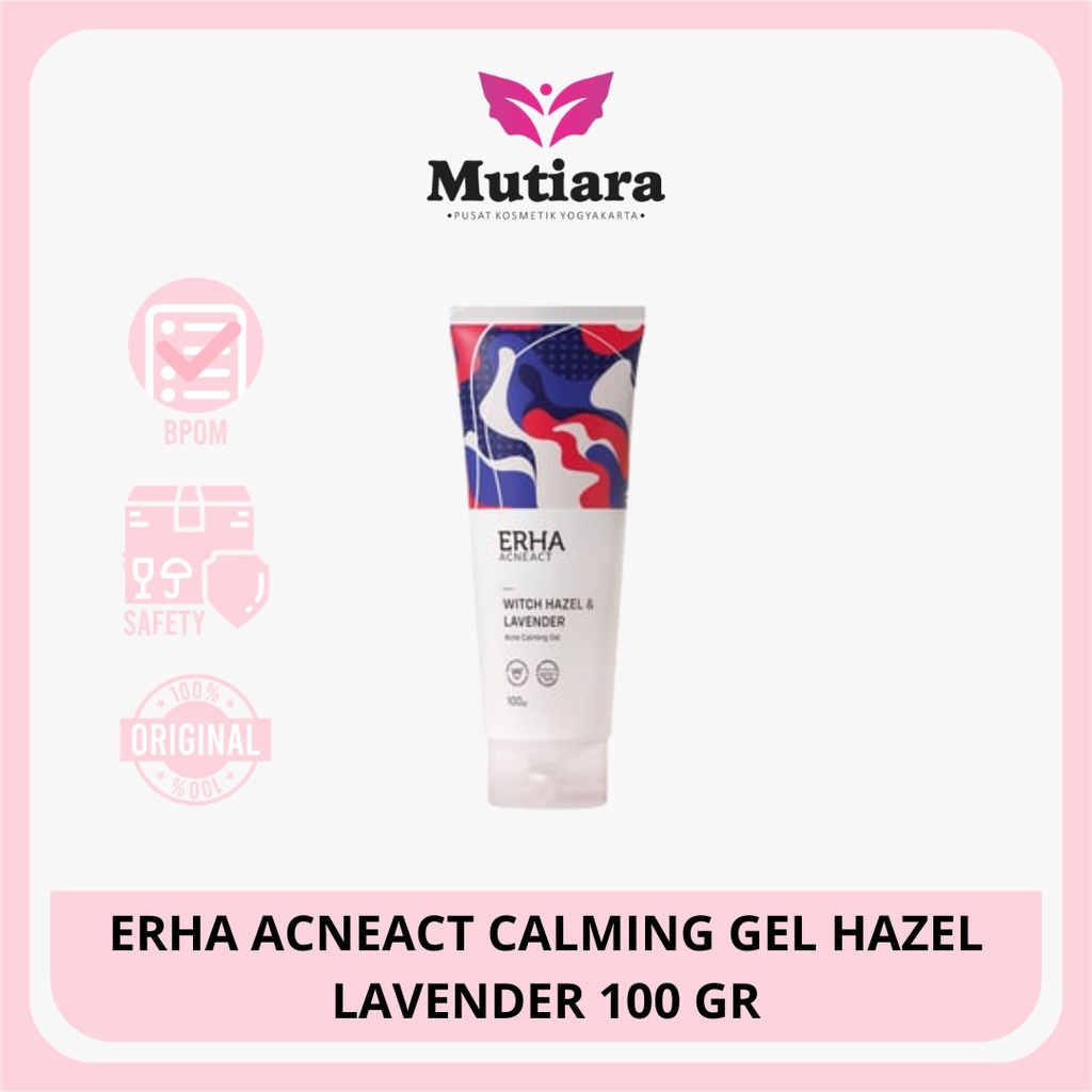 Jual ERHA ACNEACT CALMING GEL HAZEL LAVENDER 100 GR | Shopee Indonesia
