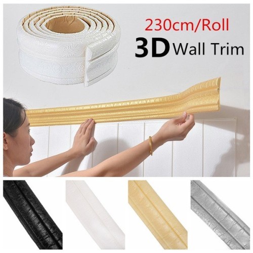 Jual List Dinding Wallpaper Wallborder Foam 3D Border List Foam Stiker ...