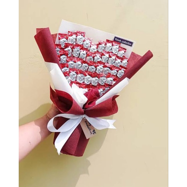 Jual bucket permen yupi bouquet love buket valentine cellophane ...