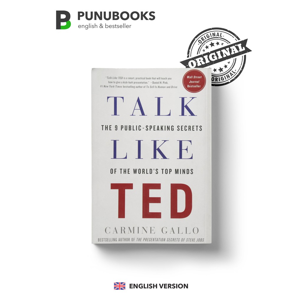 Jual Talk Like TED: The 9 Public-Speaking Secrets by Carmine Gallo ...