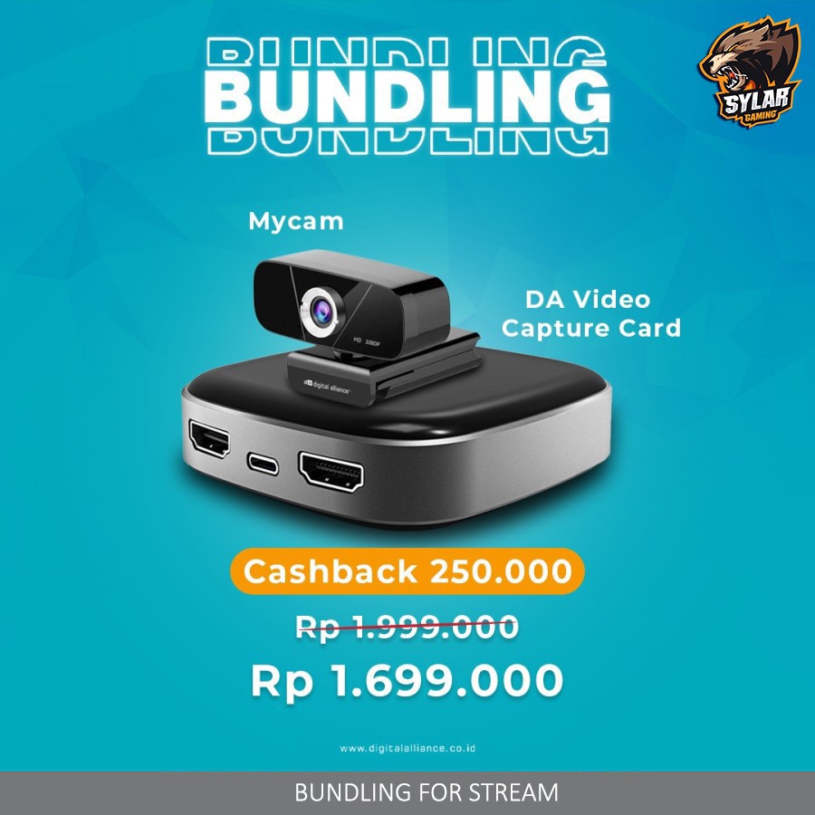 Jual Digital Alliance Bundle : Mycam + DA Video Capture Card | Shopee Indonesia