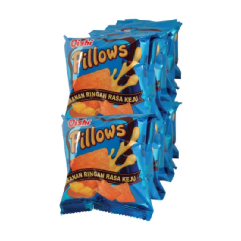 Jual OISHI Snack PILLOWS 6gr ( Keju , Cokelat , Ubi) | Shopee Indonesia