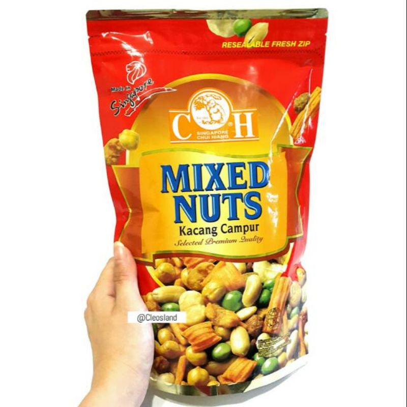 Jual Chui Hiang Mixed Nuts Kacang Campur Singapore 500g | Shopee Indonesia