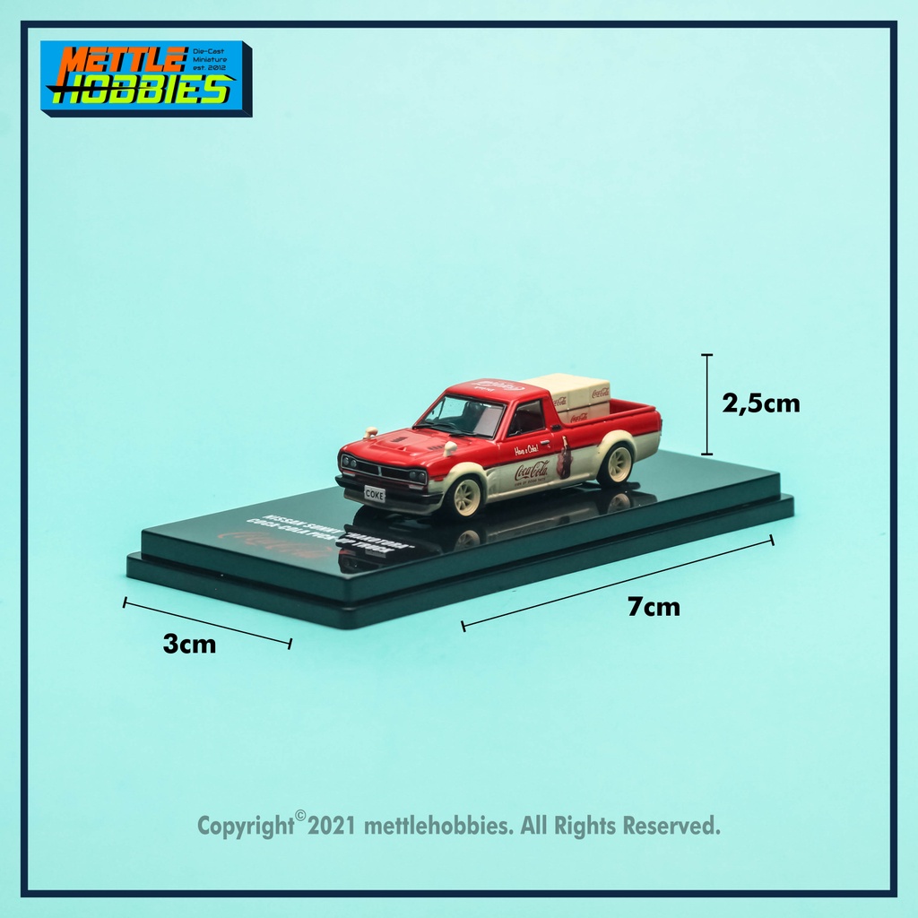 Jual Inno Models Nissan Datsun Sunny Hakotora Pickup Coca - Cola Coke ...